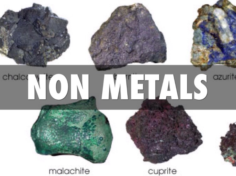 Examples Of Nonmetals Non Metals Periodic Table, Characteristics ...